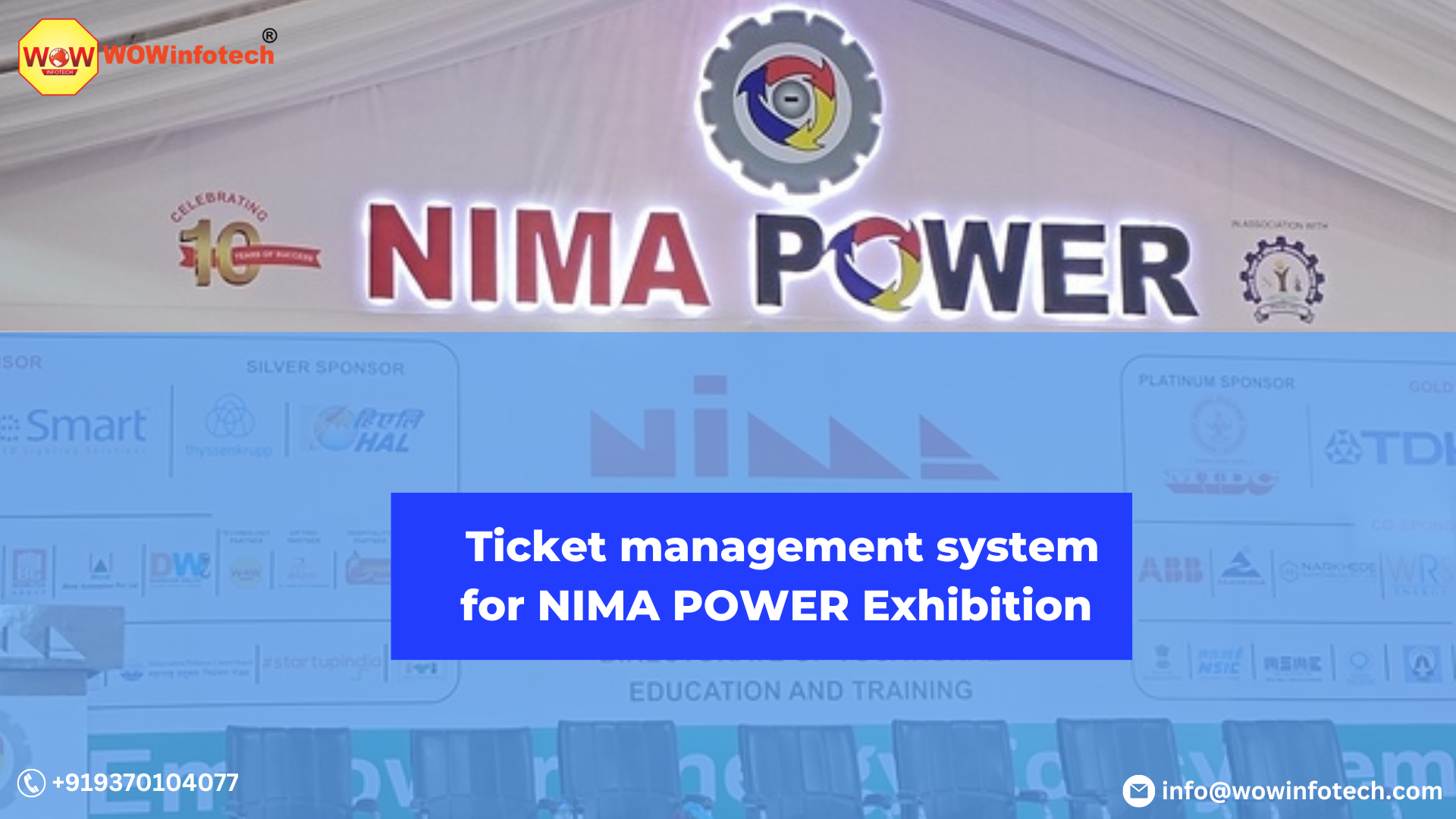 Ticket management system for NIMA POWER Exhibition