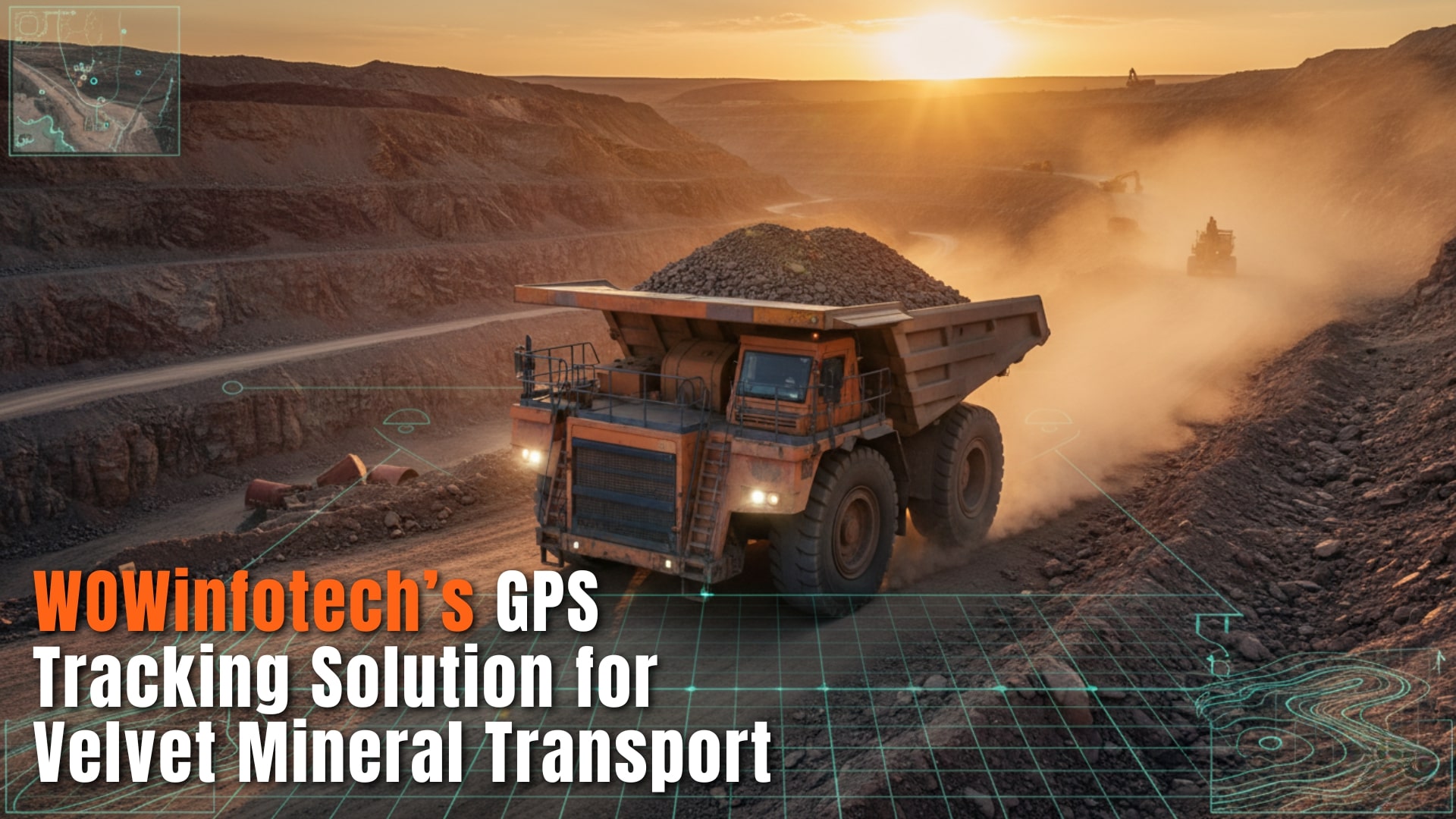 WOWinfotech’s GPS Tracking Solution for Velvet Mineral Transport